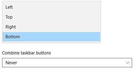 How To Change Taskbar Location In Windows Ways