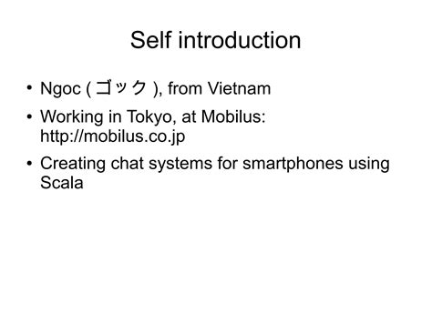 Xitrum Scala Conference In Japan 2013 PPT