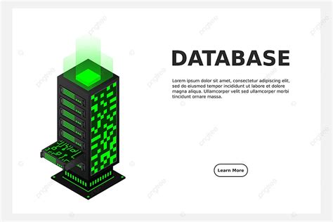 datacenter isometric vector illustration template download on pngtree