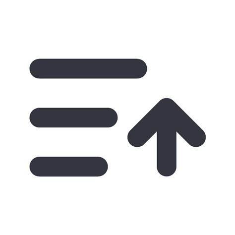 Sort Up Alt Vector Svg Icon Svg Repo