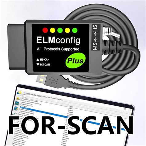 Amazon Com ELMconfig OBD To USB Cable ELM OBD Scanner Code Reader Diagnostic Tool Live
