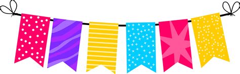 Bunting Banner Party 11779475 Vector Art At Vecteezy