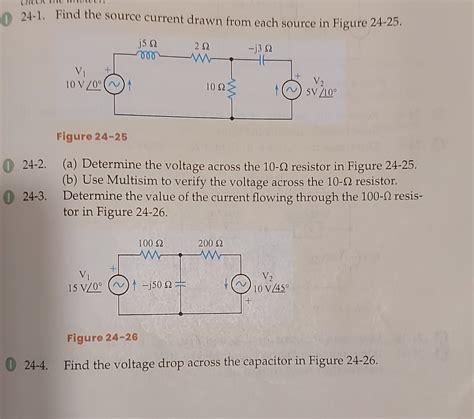 solved 1 24 1 ﻿find the source current drawn from each