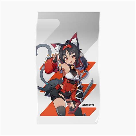 Zenless Zone Zero Nekomiya Mana Official Poster For Sale By UDLawArt Redbubble