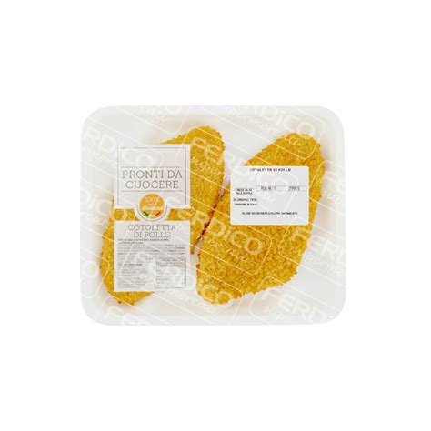 Sisa Cotoletta Pollo 220 Gr Ferdico Alimentari