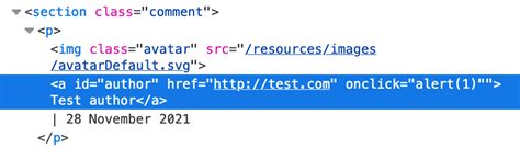 Portswiggers Stored Xss Into Anchor Href Attribute With Double Quotes