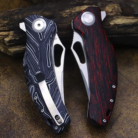Wpkopya Tactical Folding Knife Compact Edc 8 Inch Blade