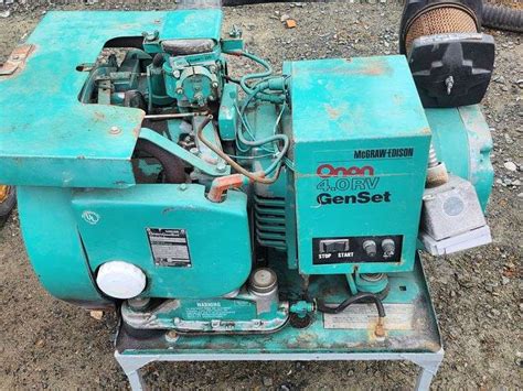 McGraw-Edison Onan GenSet 4.0 RV Generator - Southern Interior Auctions
