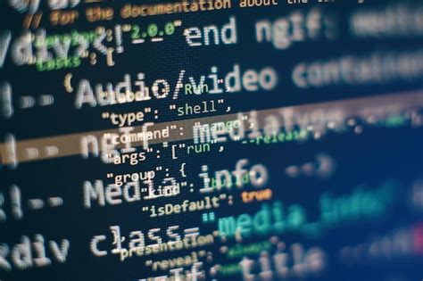 premium photo web developing programming language for website coding
