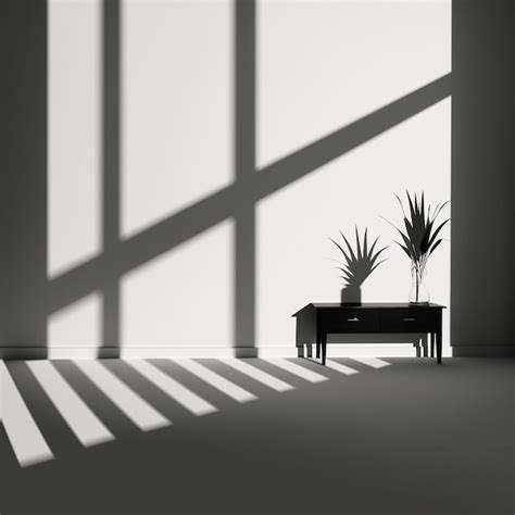 Premium Photo Minimalist Vector Art Spectral Shadows