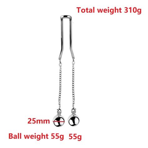 Stainless Steel Ball Stretcher Scrotum Cbt Testicle Heavy Ball Weight