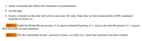 Docker Help Could Someone Help Me Out With The