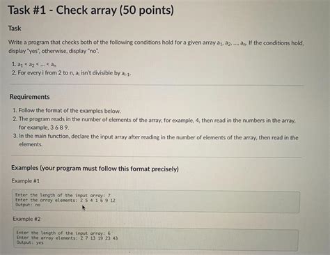 Solved Write A Program That Checks Both Of The Following Chegg Com