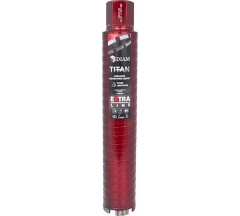 Сверло алмазное САСС Extra Line Titan 52x300 мм 4 сегмента 1 14unc