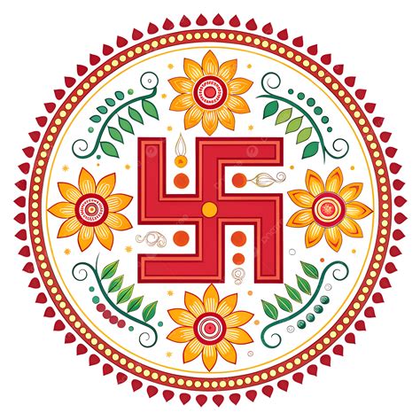 Swastika Drawn During Hindu Puja Ceremony Swastika Swastika Icon
