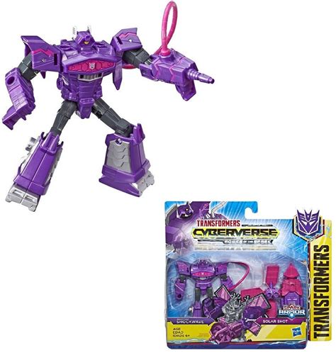 Трансформер Transformers "Кибервселенная - Спарк Армор", Шоквейв 13 см ...