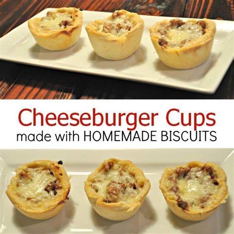Cheeseburger Cups With Homemade Biscuits — Decor And The Dog