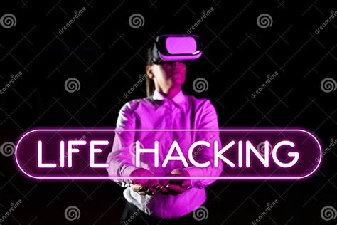 Handwriting Text Life Hacking Business Overview Simple And Clever