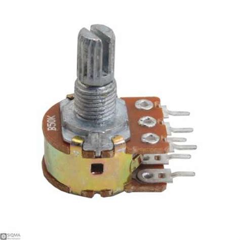 10 Pcs Wh148 Double Analog Potentiometer 50kohm