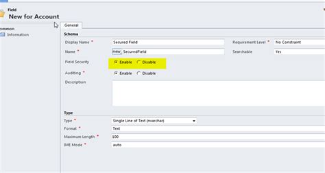 Microsoft Dynamics Crm 2011 Field Level Security Out Of Box Ms
