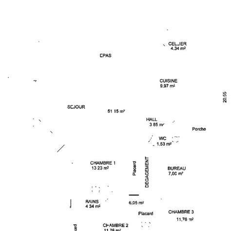 Text Graphics Segmentation Of The Floor Plan Illustrated In Figure 2 Download Scientific