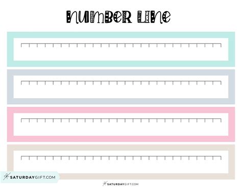 Number Line To 25 4 Cute Free Printables And Blank Worksheets