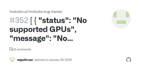 Status No Supported Gpus Message No Compatible Rocm Gpus Found On Device With