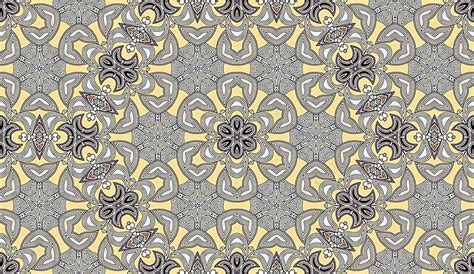 Seamless Circular Vector Pattern Background Colored Repainting Design Background Image For