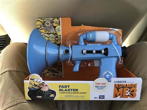 Despicable Me 3 Fart Blaster Toy Gun Make Fart Noises With The
