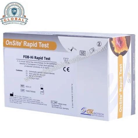 Athenese Dx Ctk Fob Hi Rapid Test At ₹ 4500box Diagnostic Test Kit