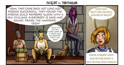 Comic Fairies Vs Tentacles Fairy Fairies Vs Tentacles 617 Pixiv