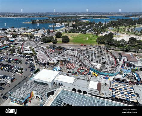 Aerial View Of Belmont Park An Amusement Park Built In 1925 On The