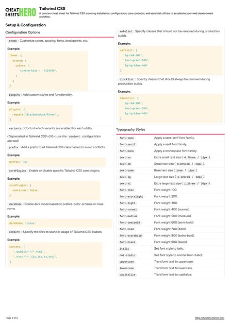 CheatSheetsHero.com - Create and share cheatsheets | Cheat Sheets Hero
