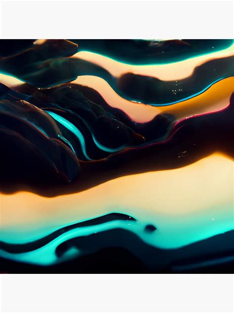 Fluid Gradients Sticker For Sale By Theodoreche Redbubble