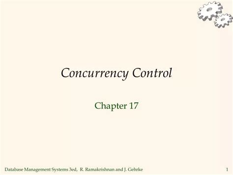 ppt concurrency control methods overview in databases powerpoint