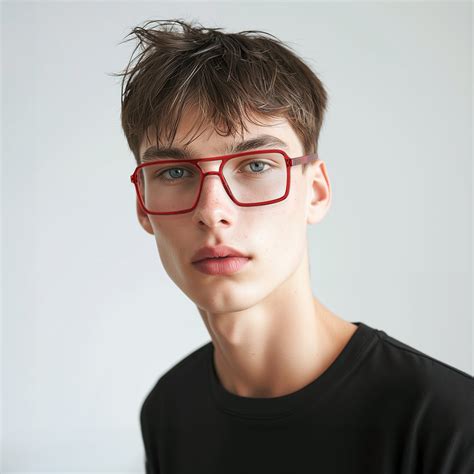 Red Reading Glasses London Mole