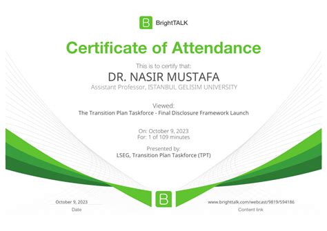 Pdf The Transition Plan Taskforce Final Disclosure Framework Launch