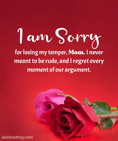 Dear Mom Im Sorry Quotes