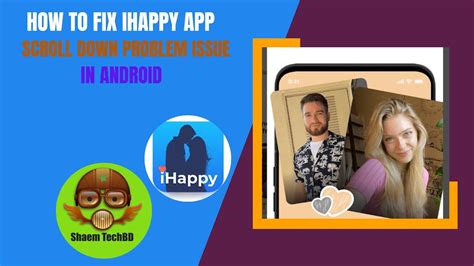 how to fix ihappy app scroll down problem issue in android after new updates youtube