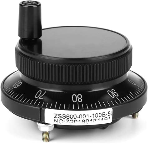 Akozon Cnc Pulse Encoder 5v 60mm Hand Wheel Pulse Encoder Mill Router Manual Control For Cnc
