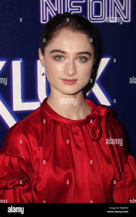 Raffey Cassidy 12052018 The Los Angeles Premiere Of Vox Lux Held At