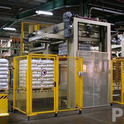 Layer Palletizer Automatic Bag For The Chemical Industry Ritm Industry