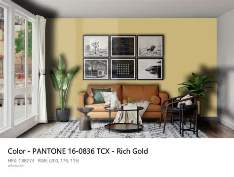 About Pantone 16 0836 Tcx Rich Gold Color Color Codes Matching