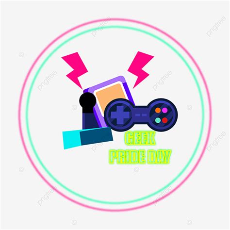 Geek Pride Day Design On Transparent Hand Drawn Design Element Pride PNG And Vector With