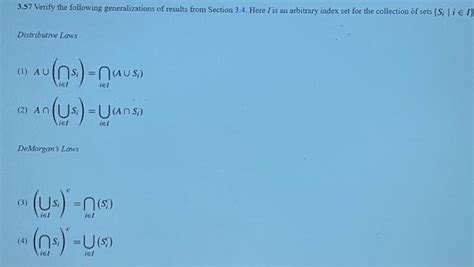 Solved Need Help With Distributive Laws And Demorgans Laws