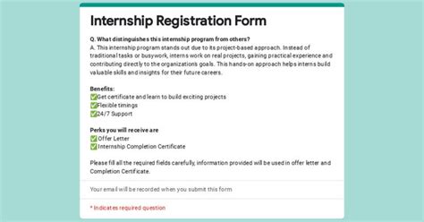 Motioncut On Linkedin Internship Registration Form