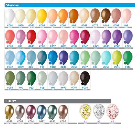 Balloon Garland Color Schemes