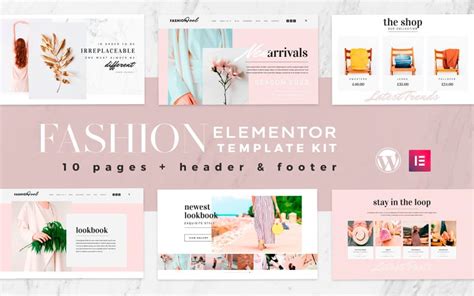 Fashion Feel Elementor Template Kit Woocommerce Compatible