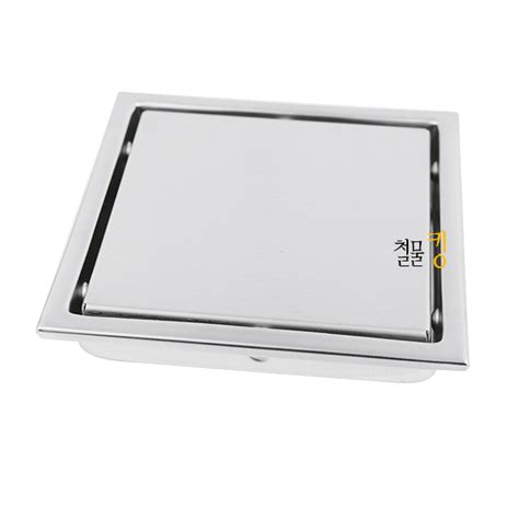 타일육가 150x150 스텐배수구유가 욕실 바닥 삽입 조적 양면 트렌치유가배수구 철물킹