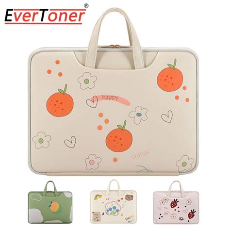 Evertoner Cute Laptop Bag Sleeve Inch Notebook Cover For Air Pro Computer